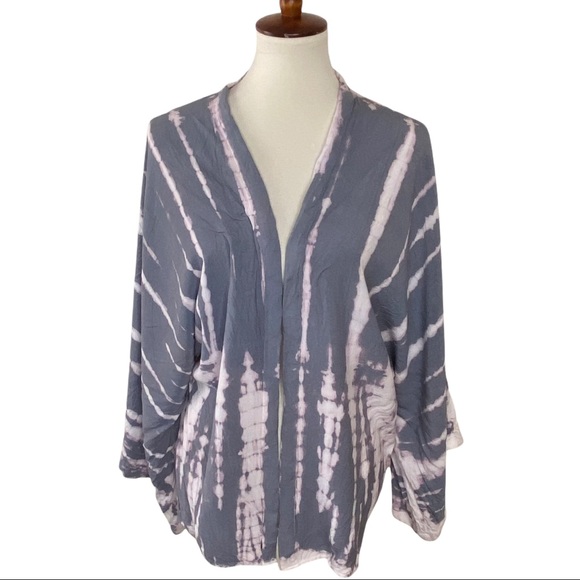 Sim & Sam | Tops | Sim Sam Tie Dye Kimono Wrap | Poshmark